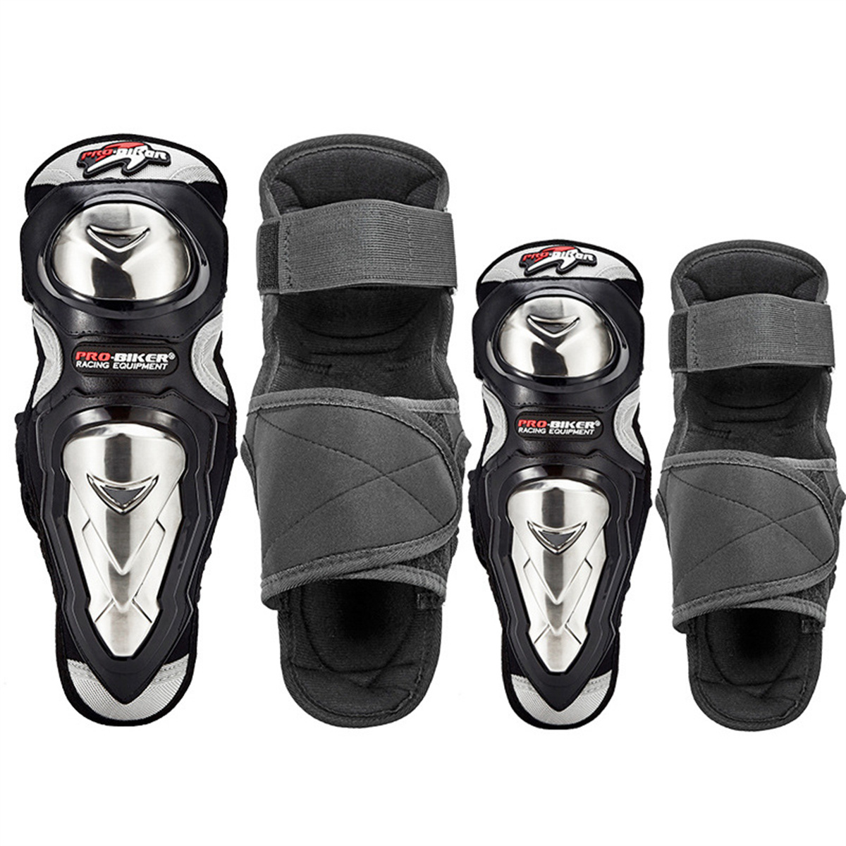 PROBIKER Knee & Elbow Metallic Guards Set - Segwaymaui