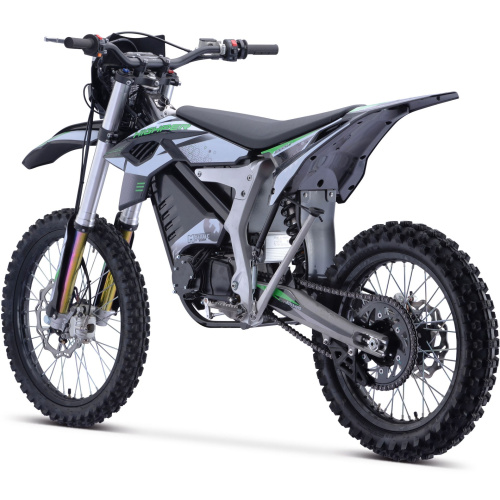 MotoTec Venom 72v 12000w Electric Dirt Bike White - Segwaymaui