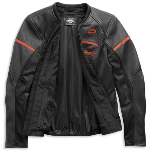 Harley Davidson Women's H-D Brawler Leather Riding Jacket - Segwaymaui