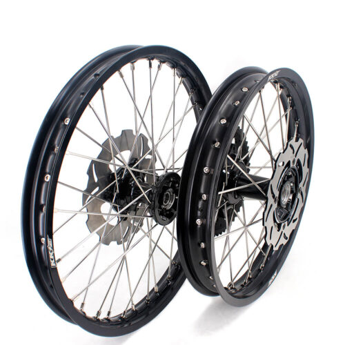 KKE 21" 19" MX Cast Dirt Bike Wheels Set For HONDA CRF250R 04-13 ...